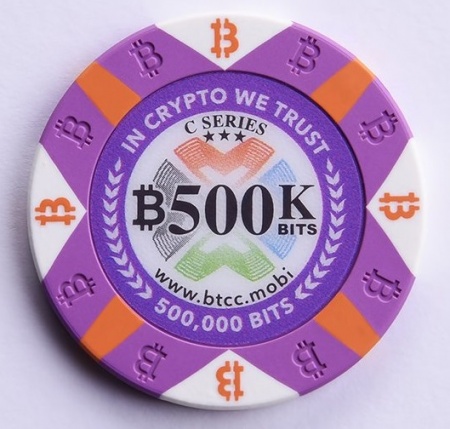 BTCC Mint - Bitcoin Chip 500K Bits - Coin Community Wiki
